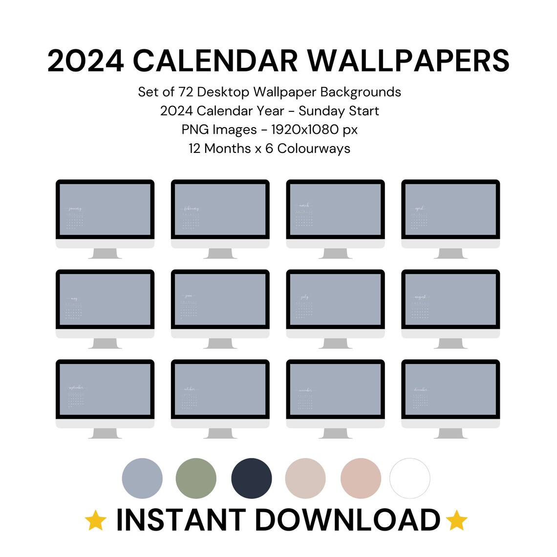 2024 Monthly Desktop Calendar Wallpaper Desktop Background 2024 ...