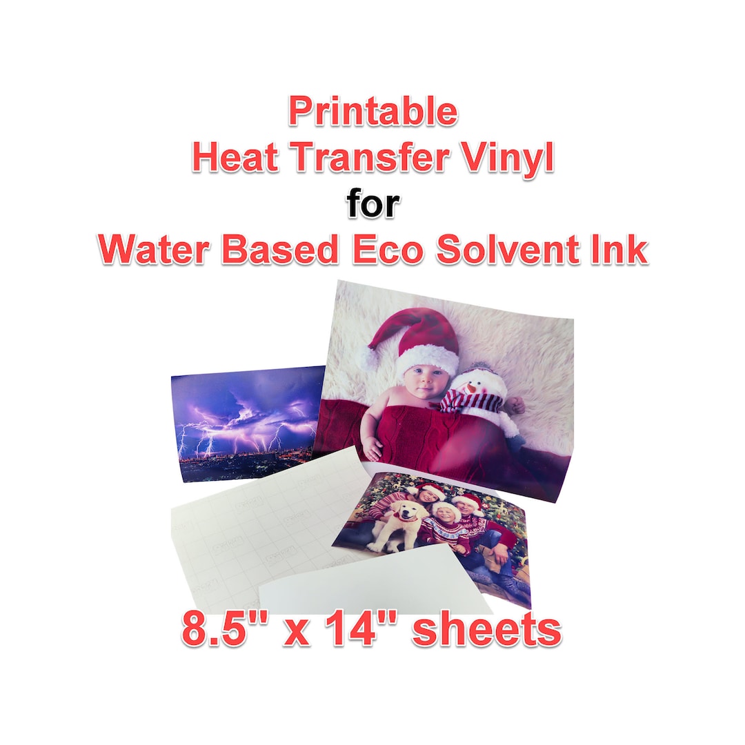 10 8.5 X 14 Printable Heat Transfer Vinyl Sheets - Etsy