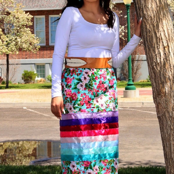 Native Ribbon Skirt - Etsy