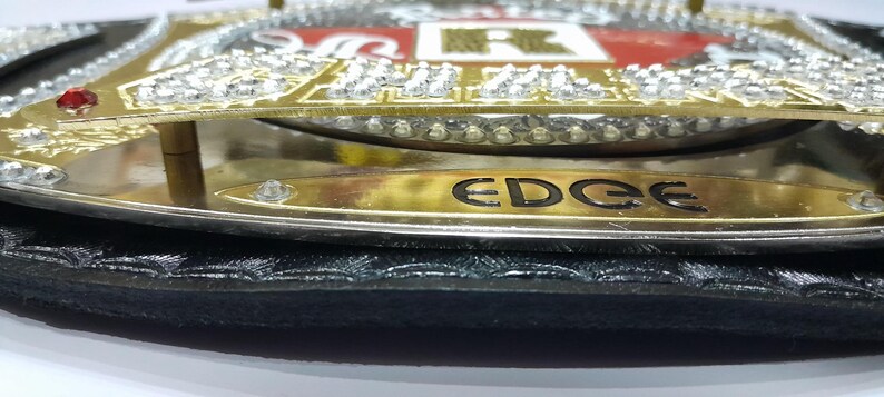 Edge Spinner World Heavyweight Wrestling Championship 4mm Belt (replica ...
