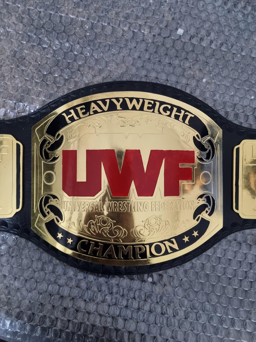 UWF Heavyweight Universal Wrestling Federation Wrestling Title Belt 2mm ...