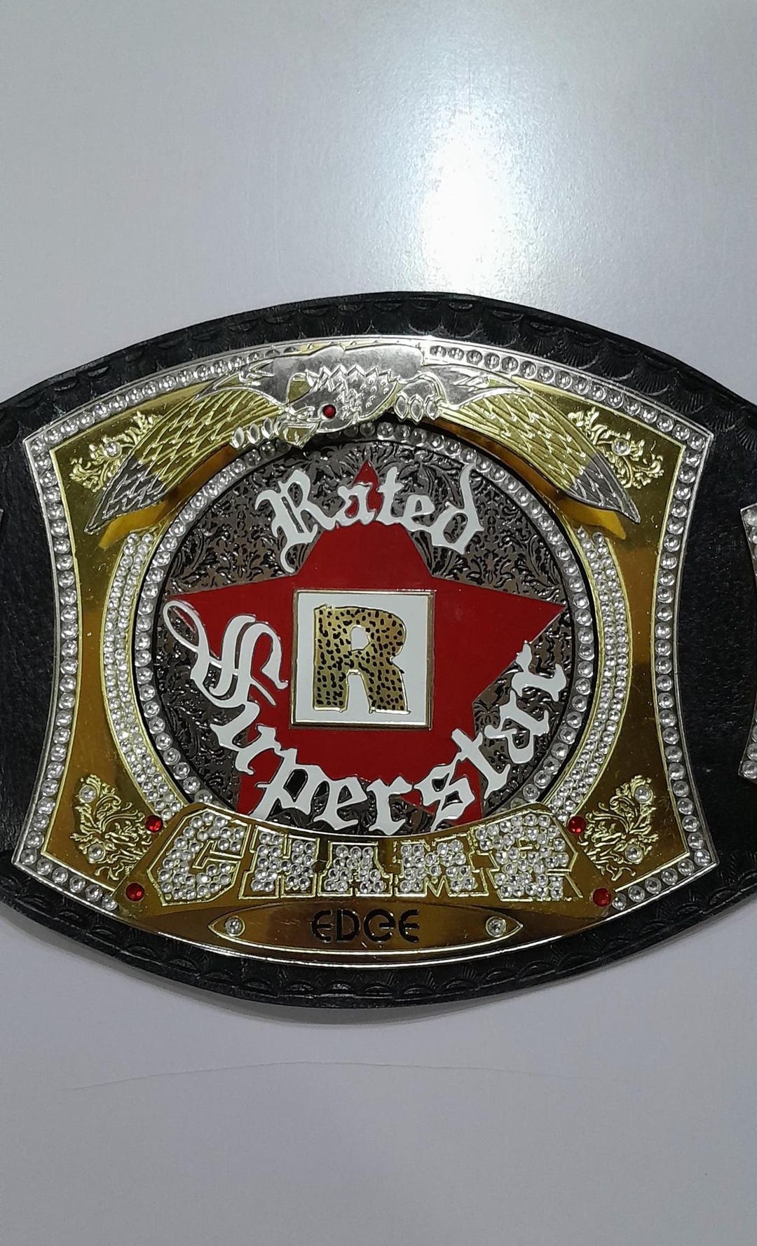 Edge Spinner World Heavyweight Wrestling Championship 4mm Belt (replica ...