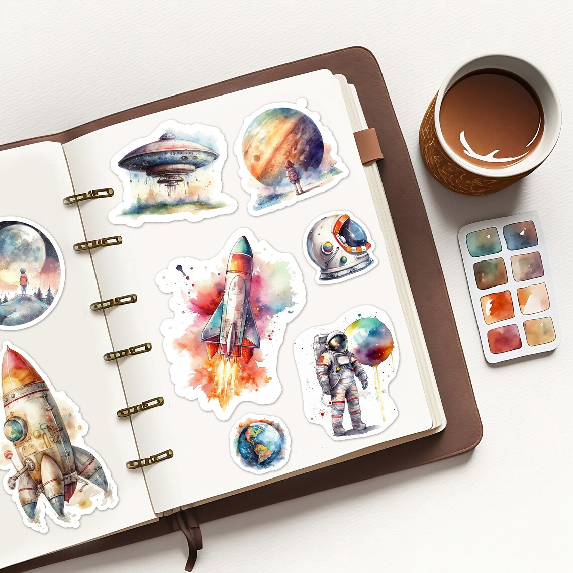 Watercolor Space Clipart Rocket Clip Art, PNG Format, Transparent ...
