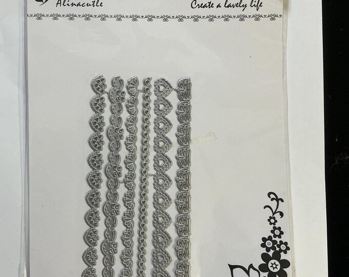 Alina Craft Create a Lovely Life Cutting Dies. 6 Edge Dies. New in ...