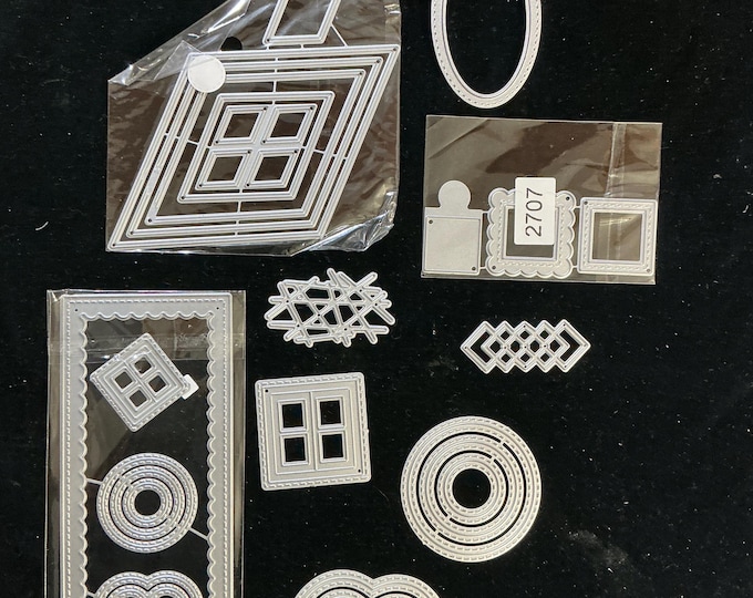 1 Memory Box Loopy Rings Steel Craft Die and 1 Rings Metal Die P ...