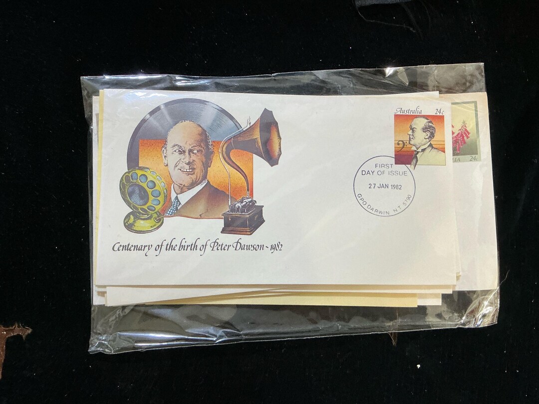 10 Different Envelopes With Postage From Australia. Some Are First Day ...