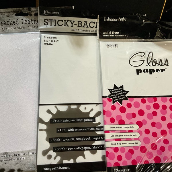 Leather Sticky Paper - Etsy