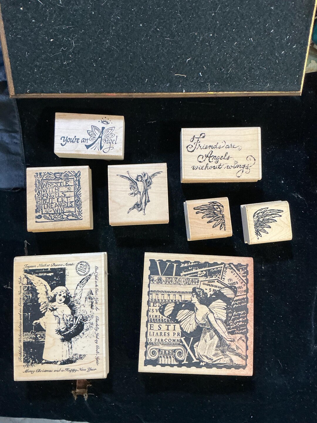 8 Different Angel Rubber Stamps. From Various Companies. Preowned - Etsy