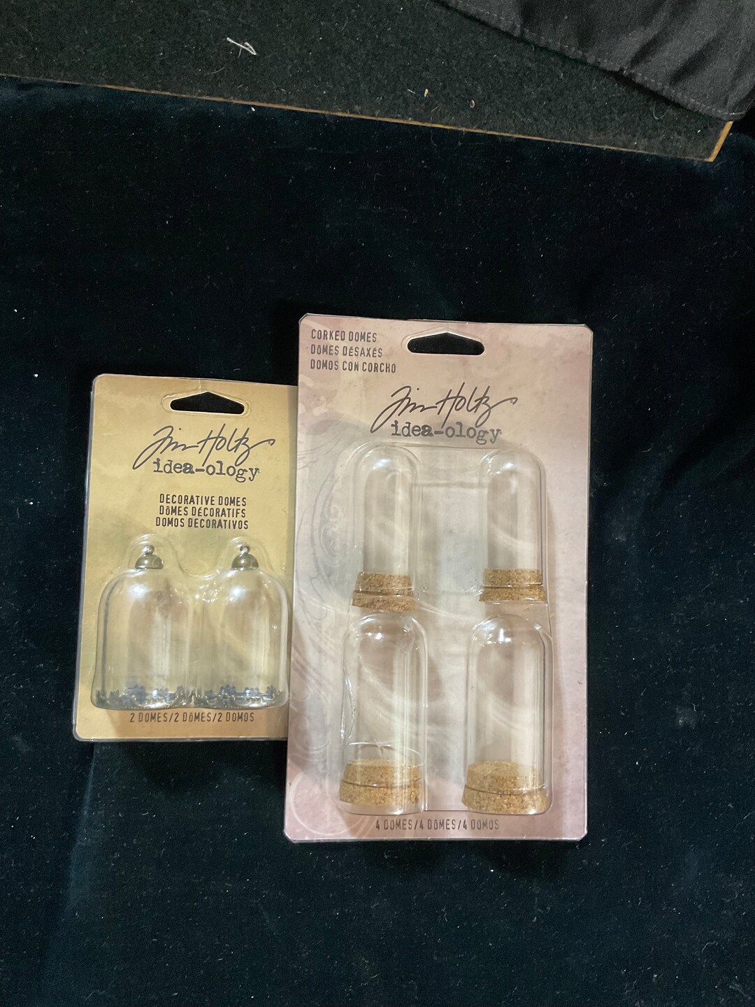 Tim Holtz Idea-ology Decorative Domes TM93265 and Corked Domes TM93092 ...