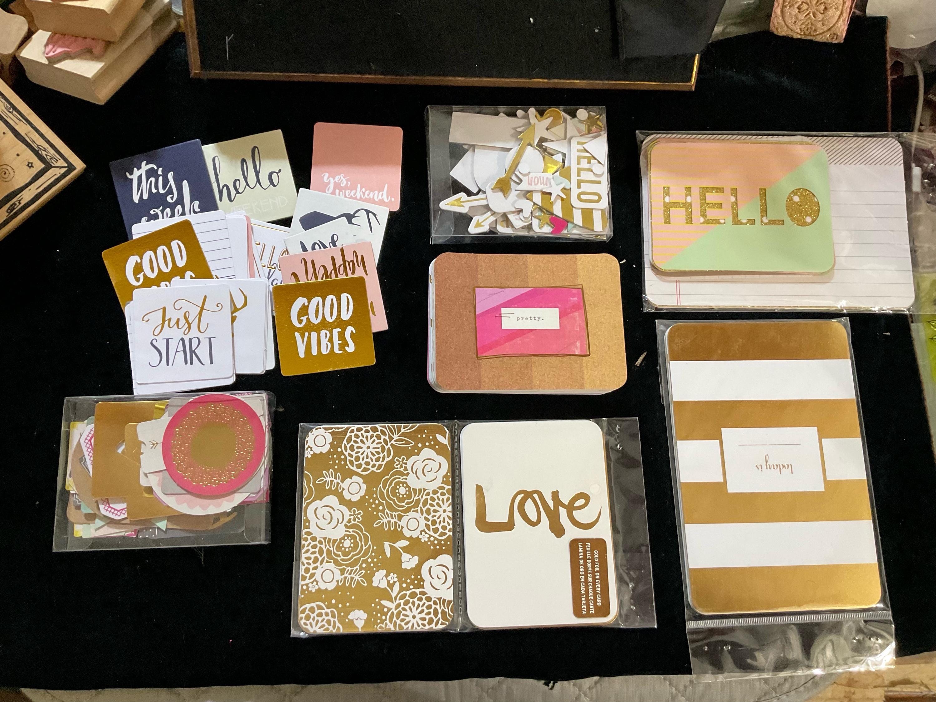 Large Combination of Project Life Cards and Planer Essentials. Lots of ...