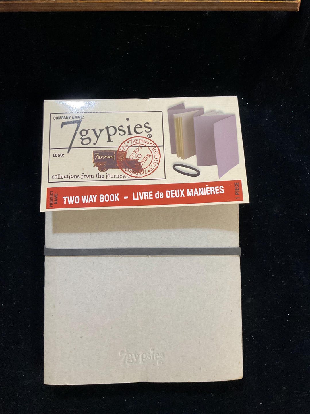 2 Way Book From 7 Gypsies Collections From the Journey. Stitched Binding in 2 Places. Flips and ...