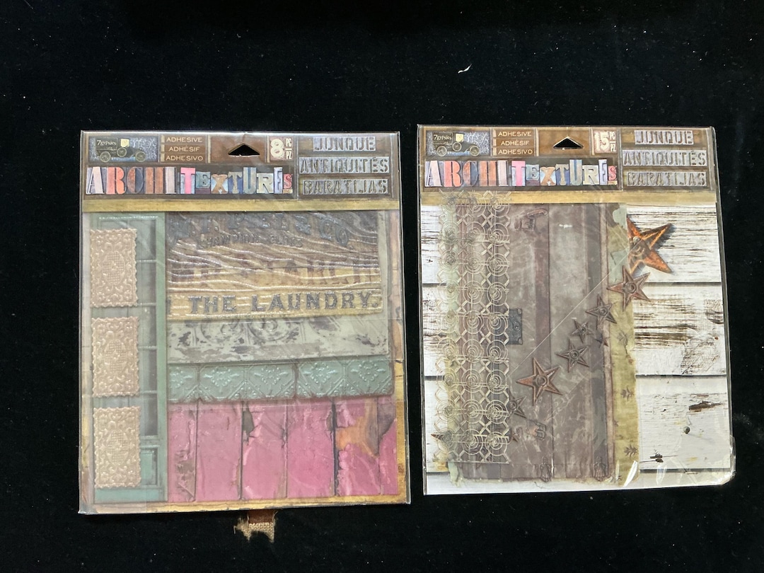 7 Gypsies Architextures Junque Antiquities 2 Pkgs, Attic Has 8 Pieces ...