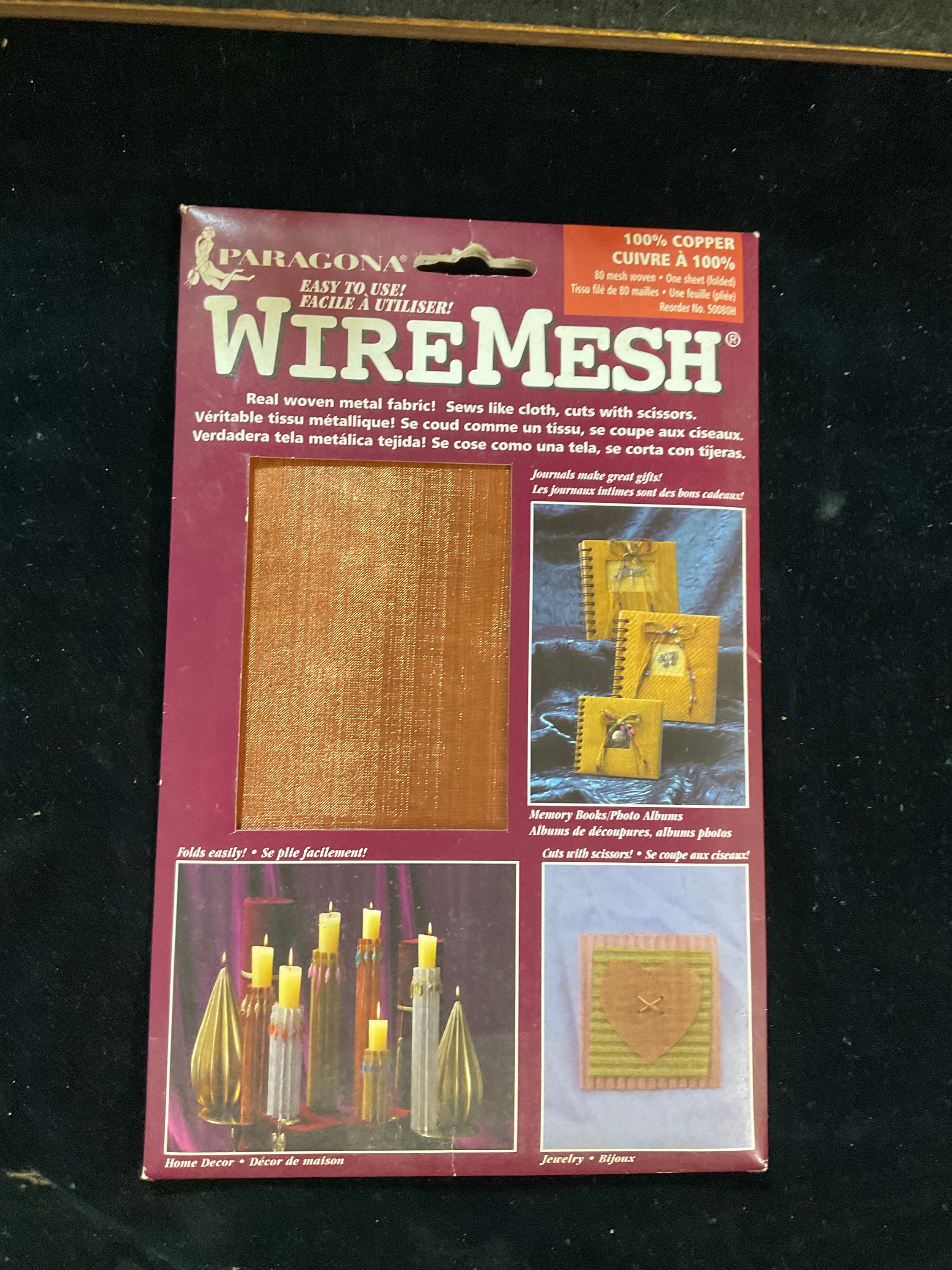 Paragona Wiremesh 100% Copper 80 Mesh by Amaco 16x20 Folded Preowned - Etsy