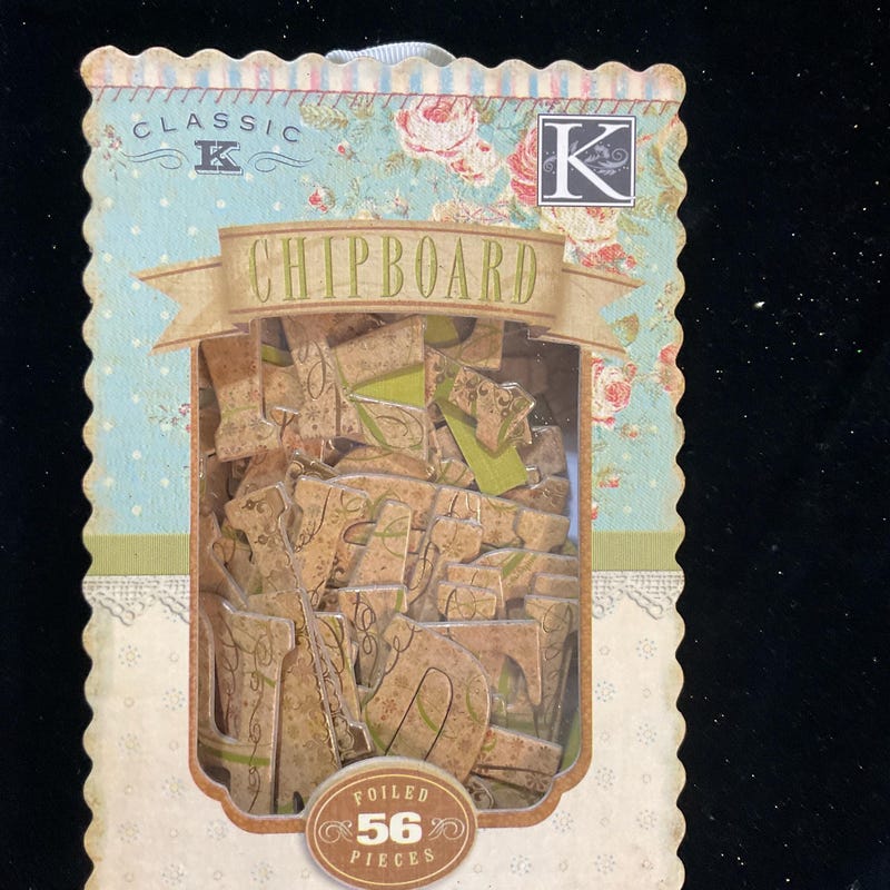 Chipboard Letters - Etsy