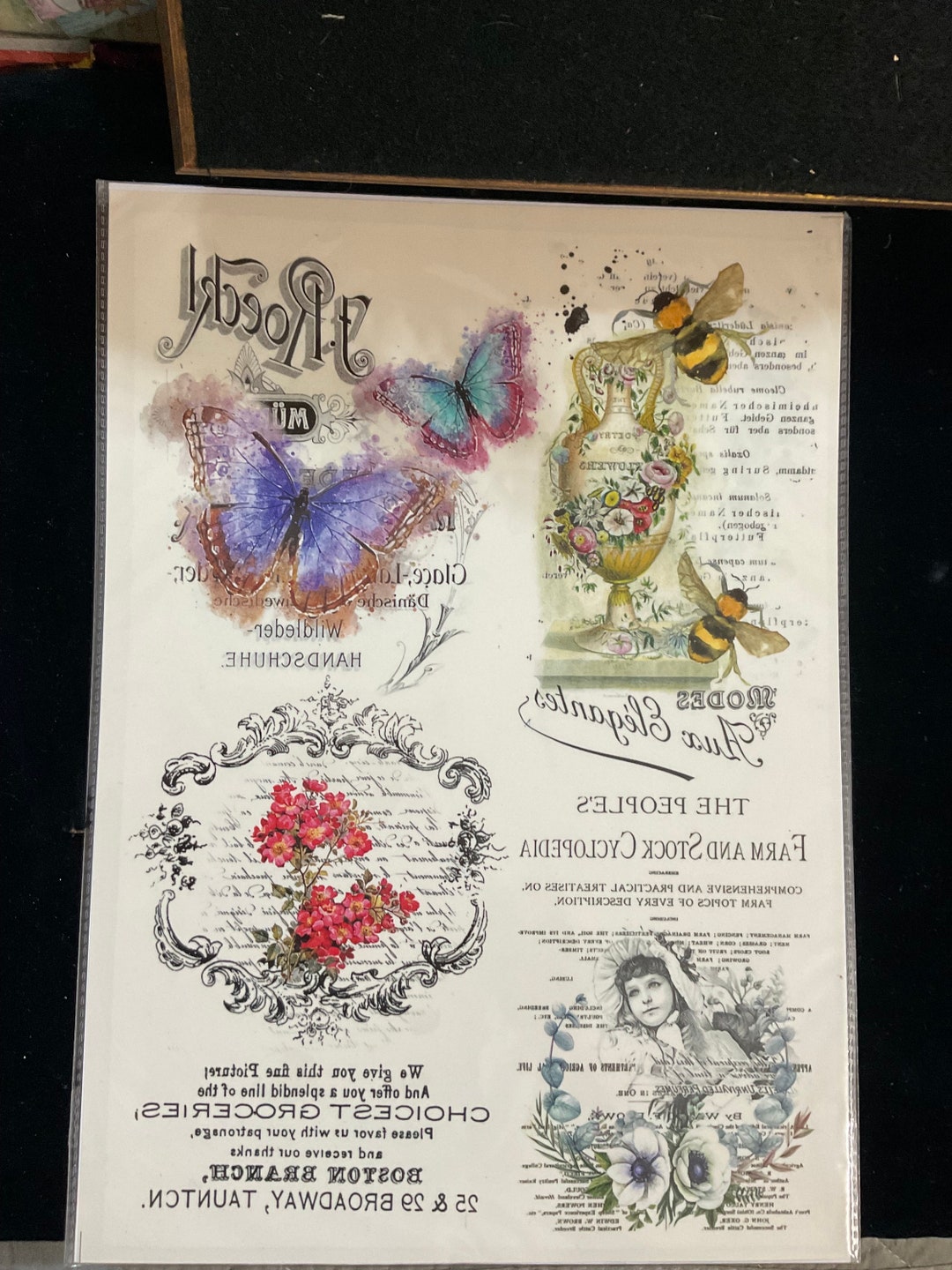 Dress My Craft Transfer Me Flutterfly SKU-DMCDP1938 New in Package - Etsy