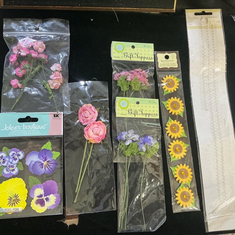 Flat Backed Paper Flowers - Etsy