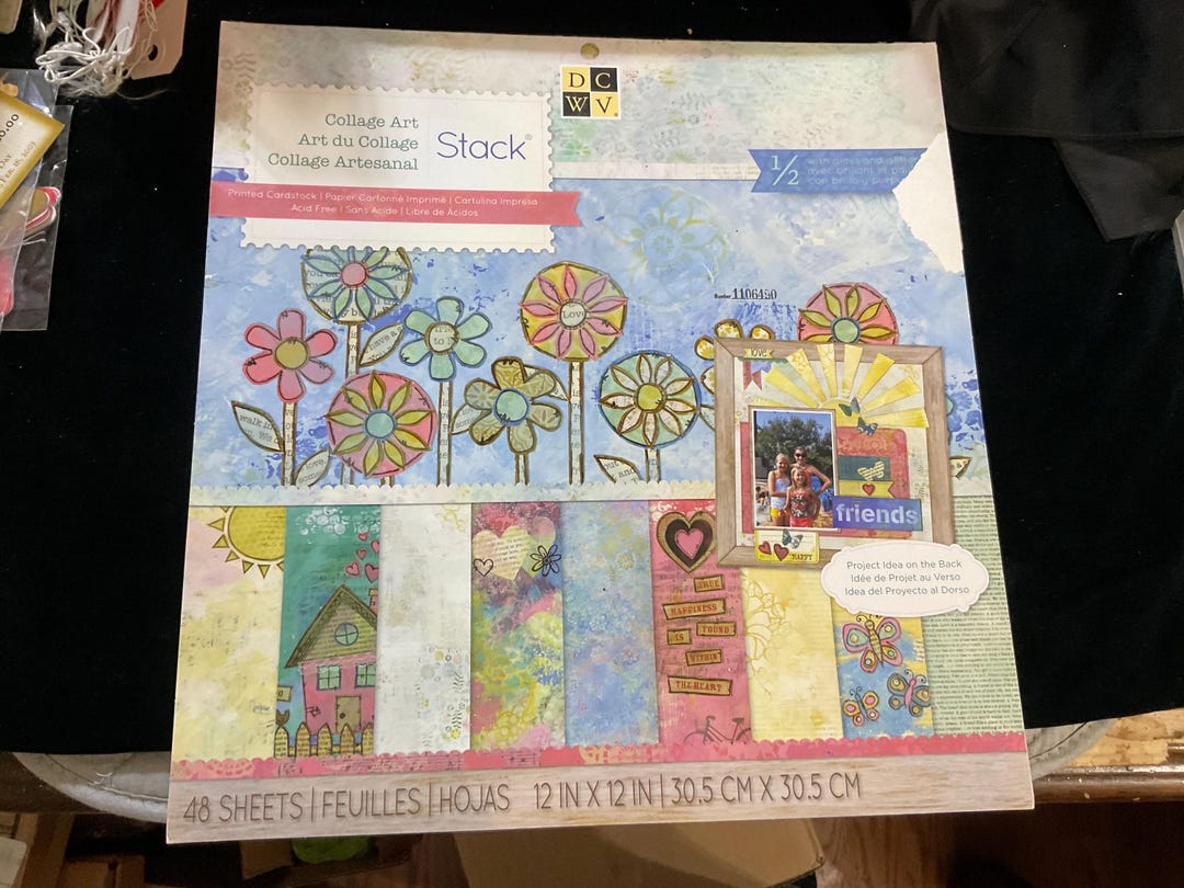Collage Art Stack 1/2 With Gloss and Glitter. Only 32 Pages of 48 ...