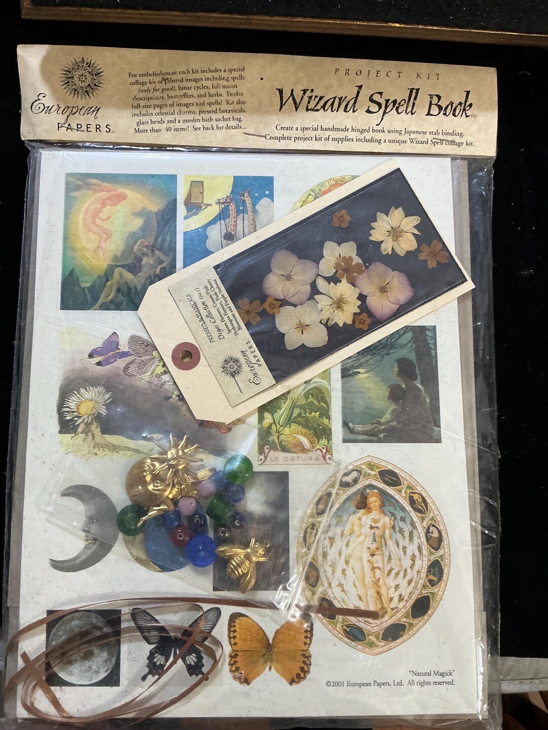 European Paper Wizard Spell Book Kit. More Than 40 Items. Create ...