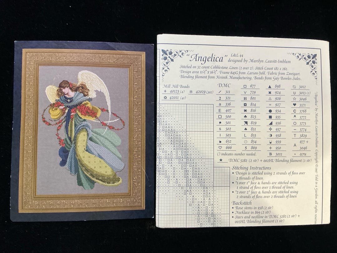 Angelica Leather & Lace Designed by Marilyn Leavitt-imblum. Counted ...