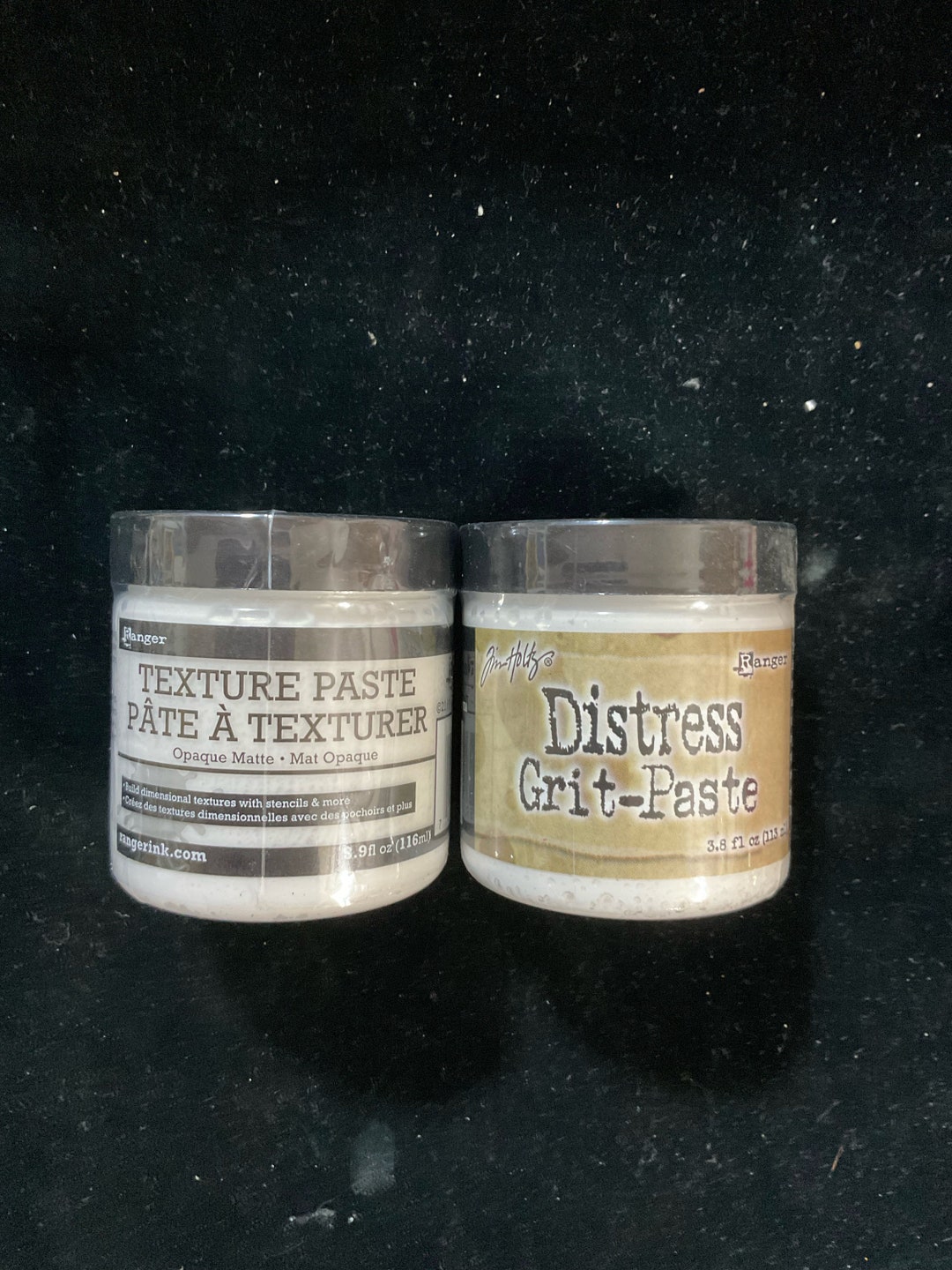 Ranger and Tim Holtz Distress Grit Paste 3.8 and Ranger Texture Paste ...