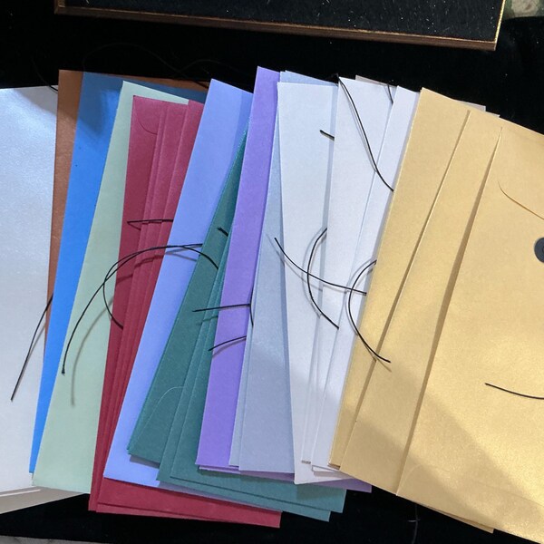 String Tie Envelopes - Etsy