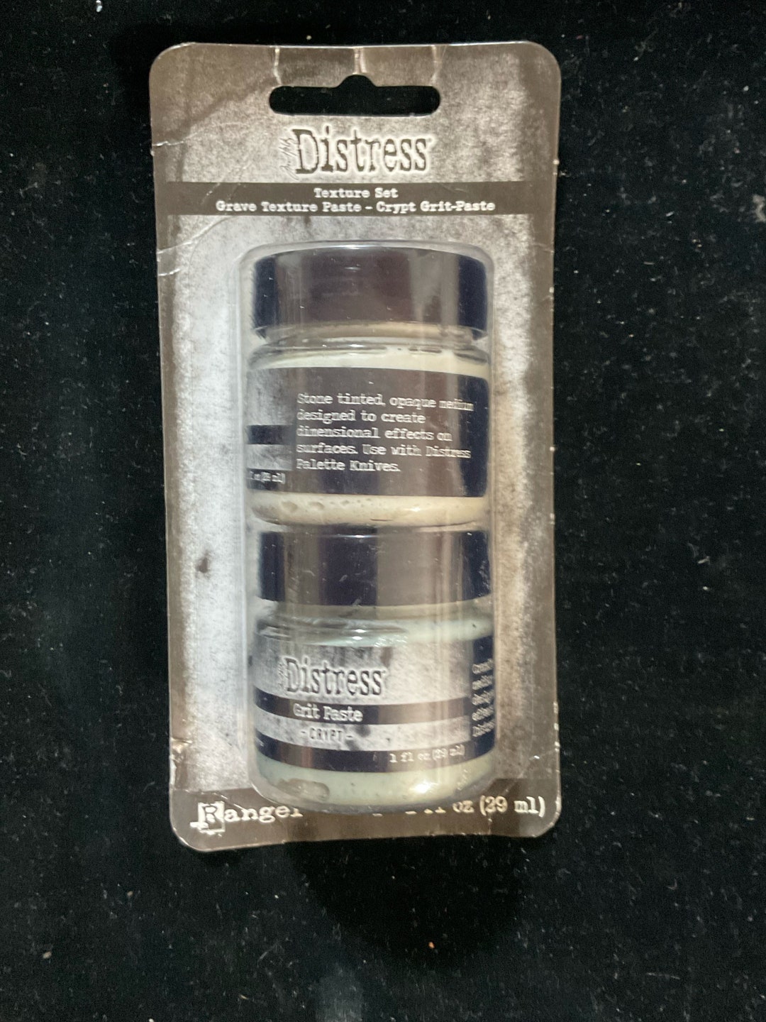 Ranger Distress Texture Set Grave Texture Paste and Crypt Grit Paste ...