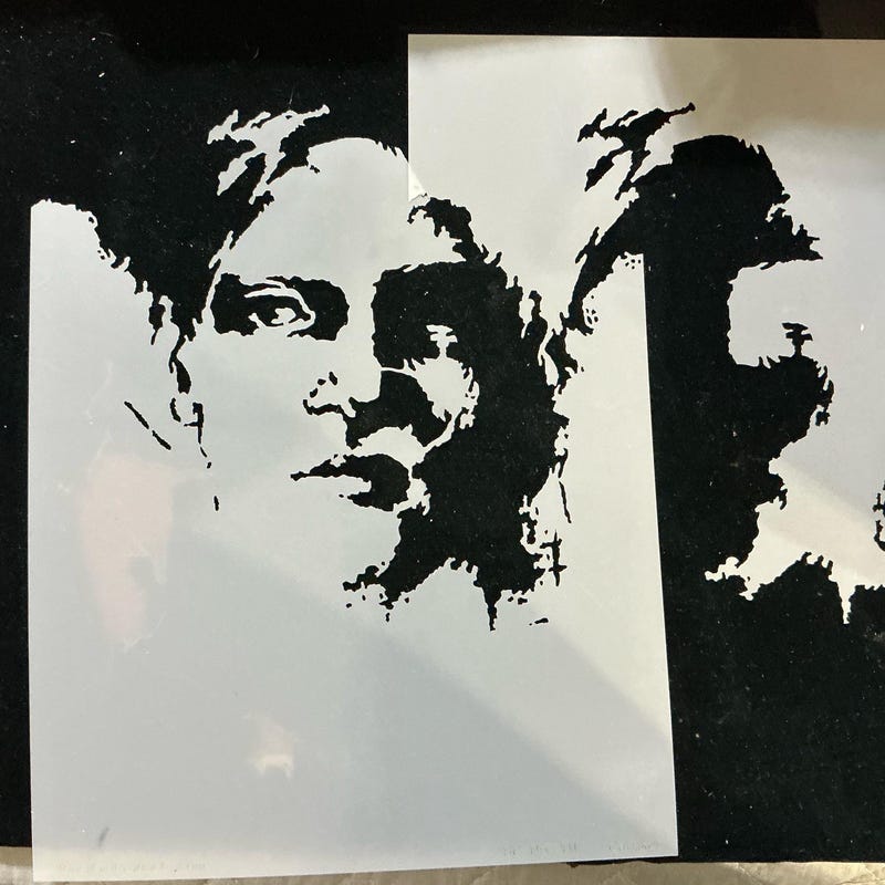 Face Stencil - Etsy