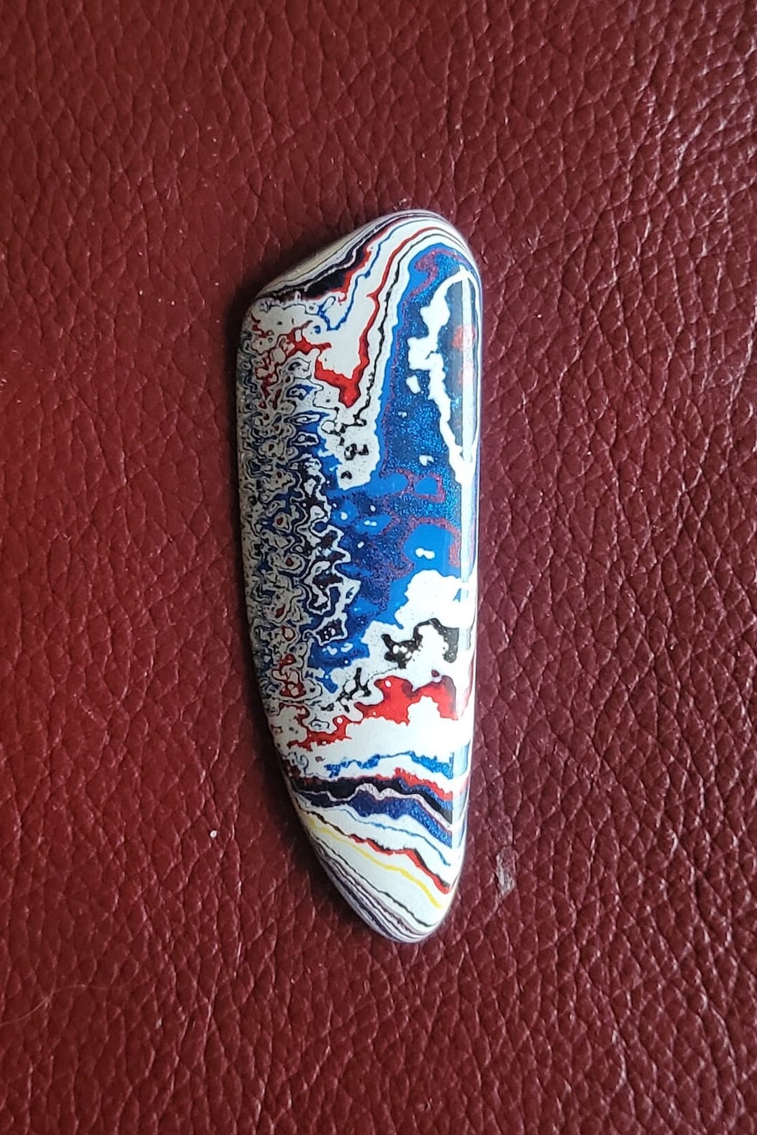 Fordite Cabochon, 𝙆𝙀𝙉𝙒𝙊𝙍𝙏𝙃 Cab, for Making Jewelry, Men's Jewelry ...