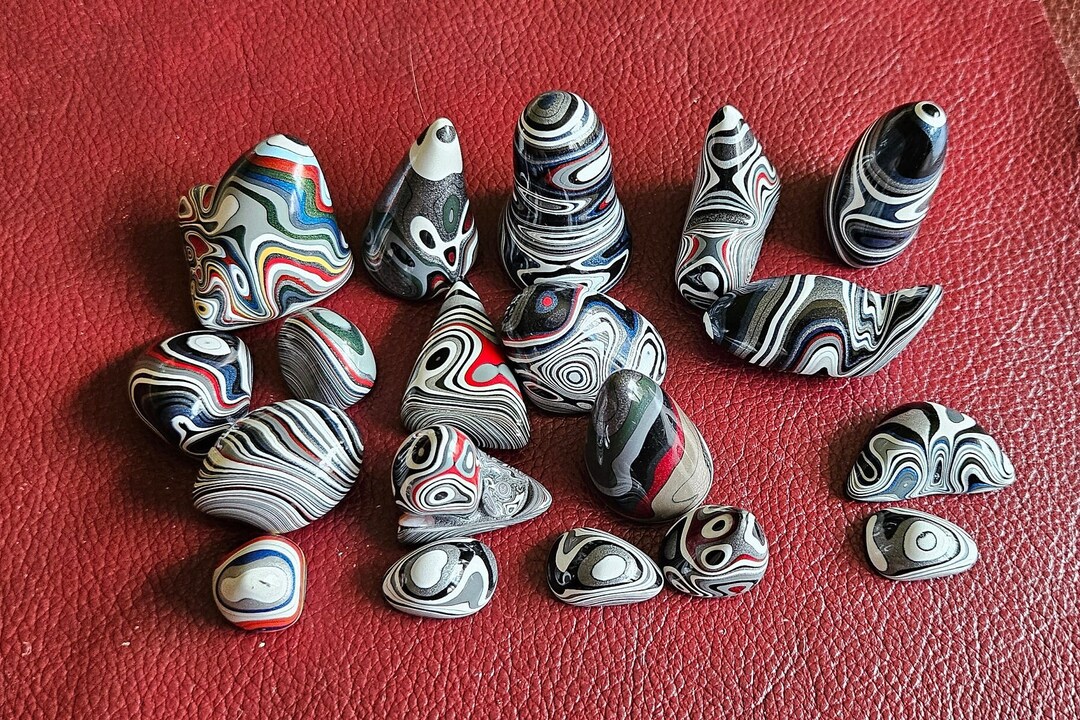 Fordite Display Specimen: Polished 𝗝𝗘𝗘𝗣𝗜𝗧𝗘 for Jewelry Making - Etsy
