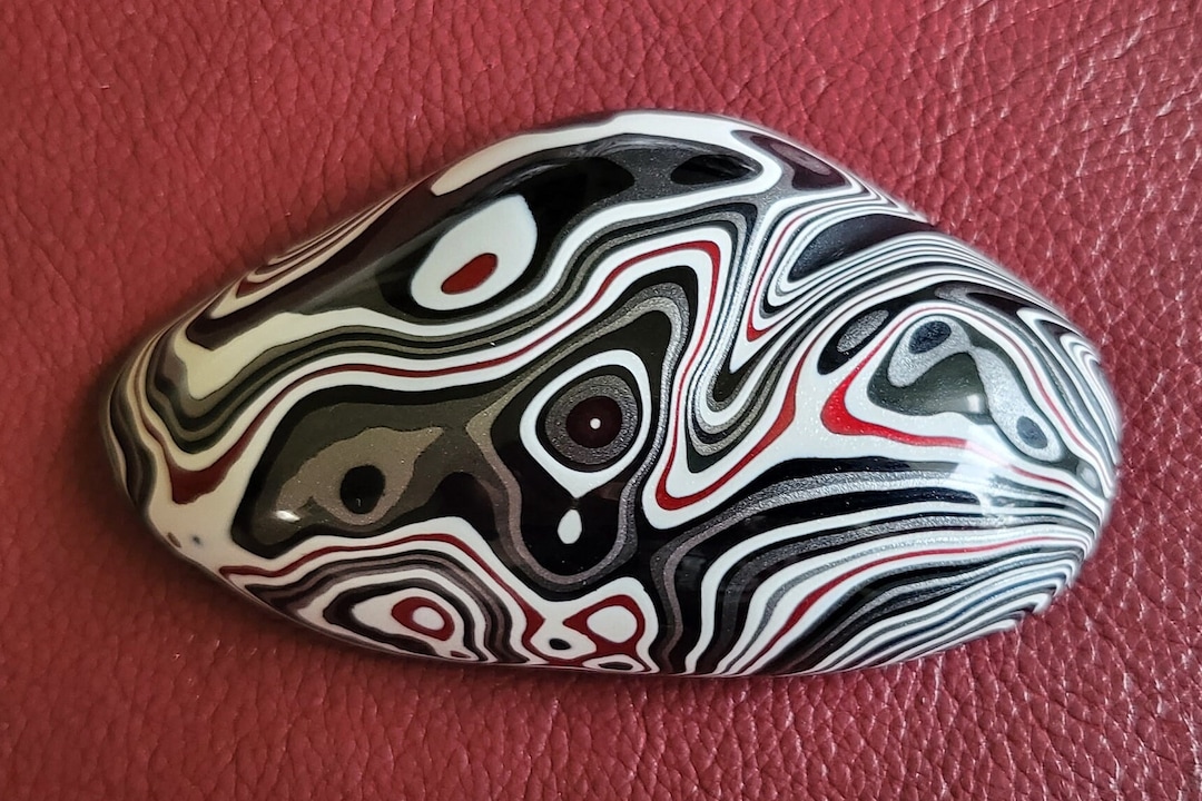 Fully Polished MOPAR Fordite turtle Shell Display - Etsy