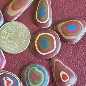 12 Larsonite, Fordite, 𝙇𝙖𝙧𝙨𝙤𝙣 𝘽𝙤𝙖𝙩, for Making Jewelry, Men's Jewelry ...