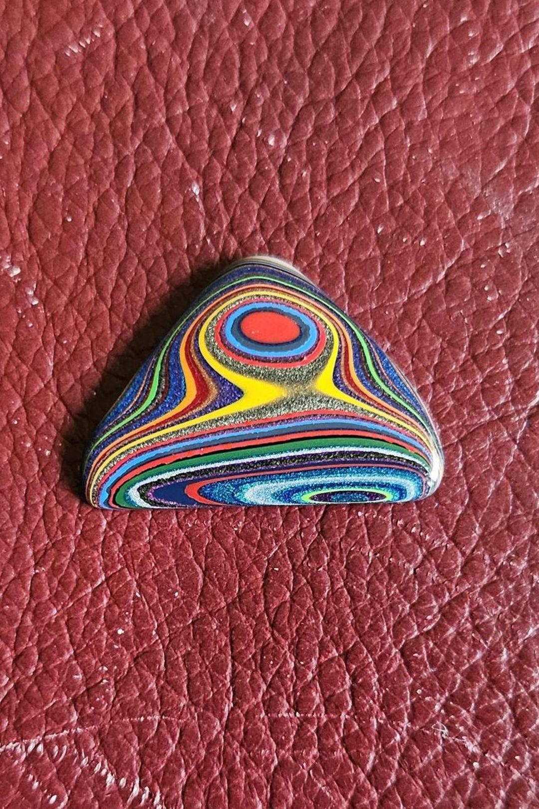 RARE! Fordite, 𝗨𝗡𝗜𝗤𝗨𝗘 Cabochon/designer Cab, for Making Jewelry, Men's ...
