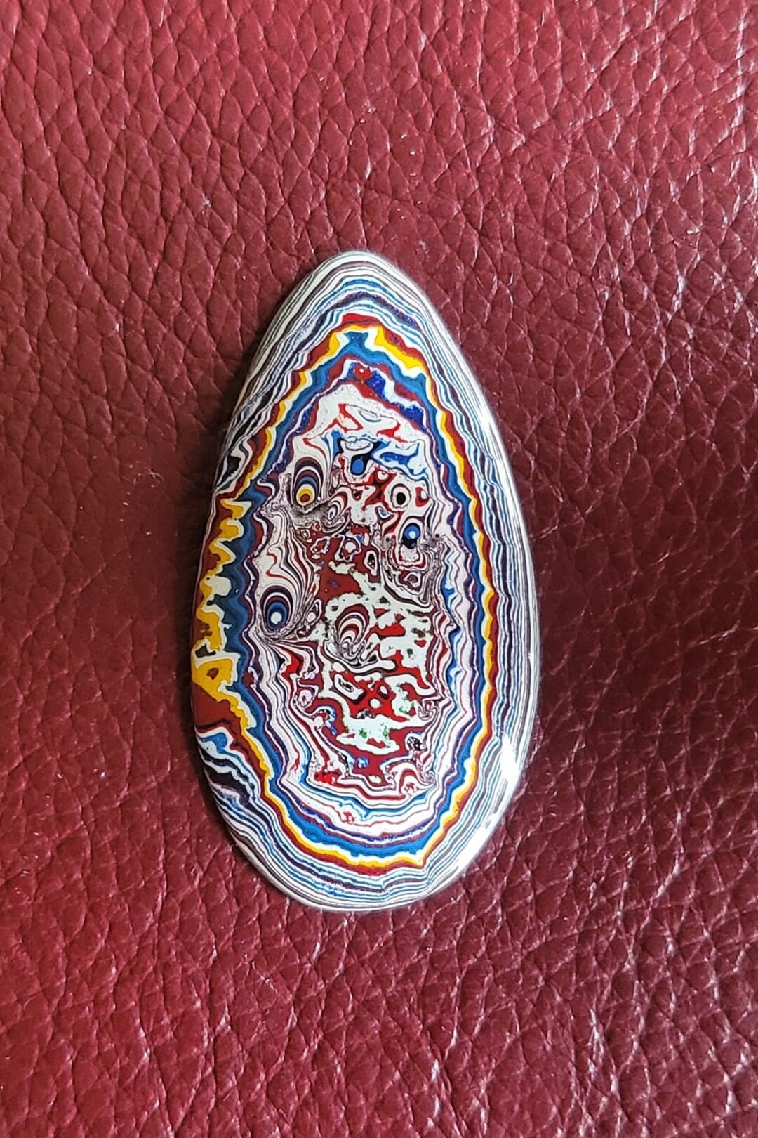 Fordite Cabochon, 𝙆𝙀𝙉𝙒𝙊𝙍𝙏𝙃 Cab, for Making Jewelry, Men's Jewelry ...