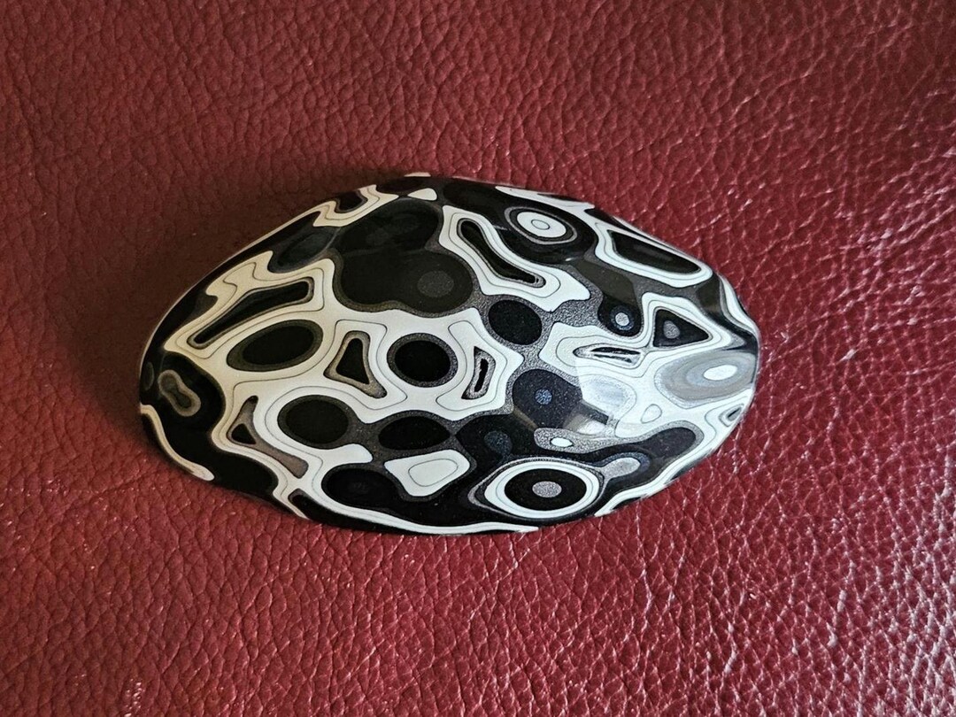 Fully Polished MOPAR Fordite "turtle Shell" Display Piece - Cool! - Etsy