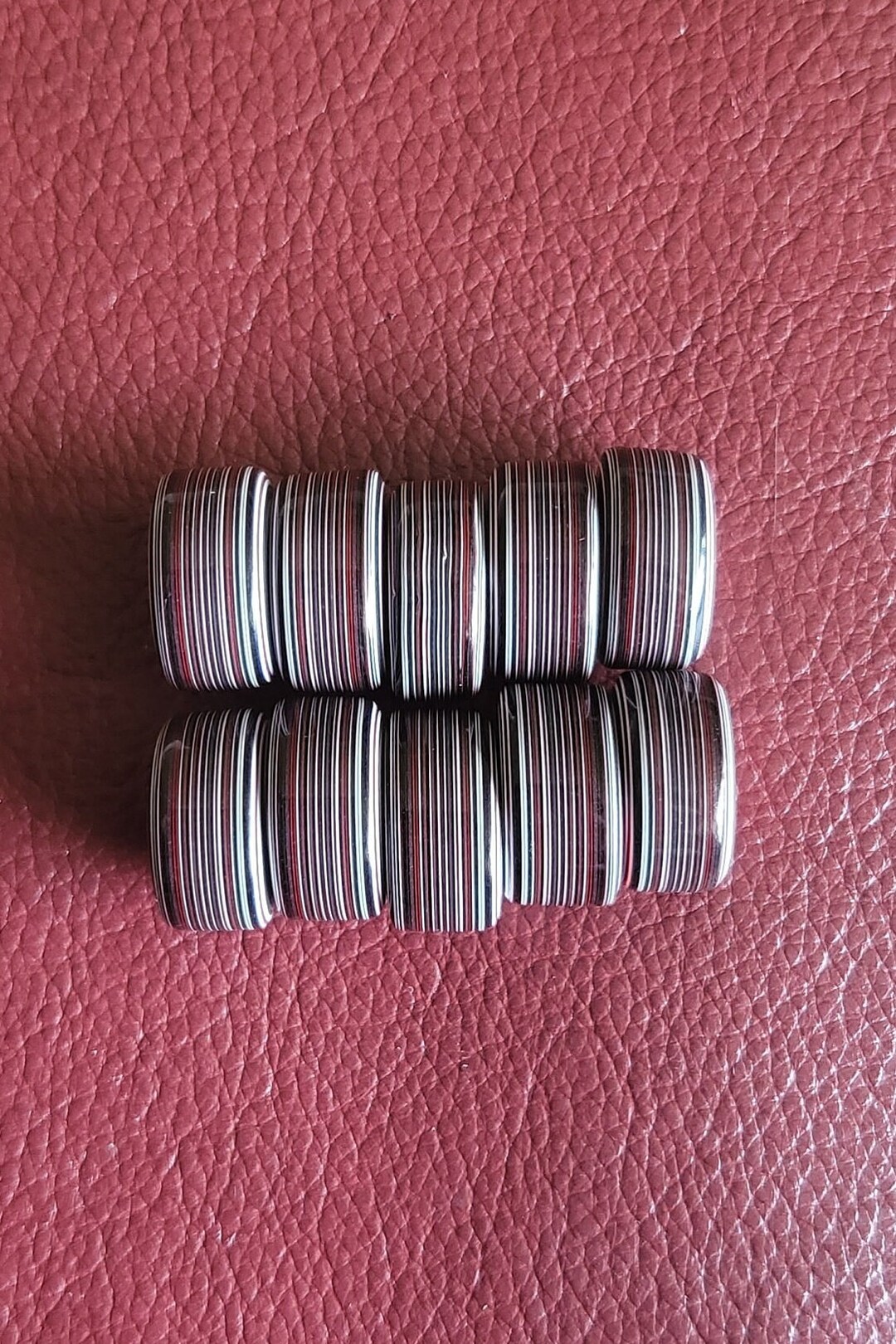 10 Medium Jeepite (fordite) Beads for Making Jewelry, Men's Jewelry ...