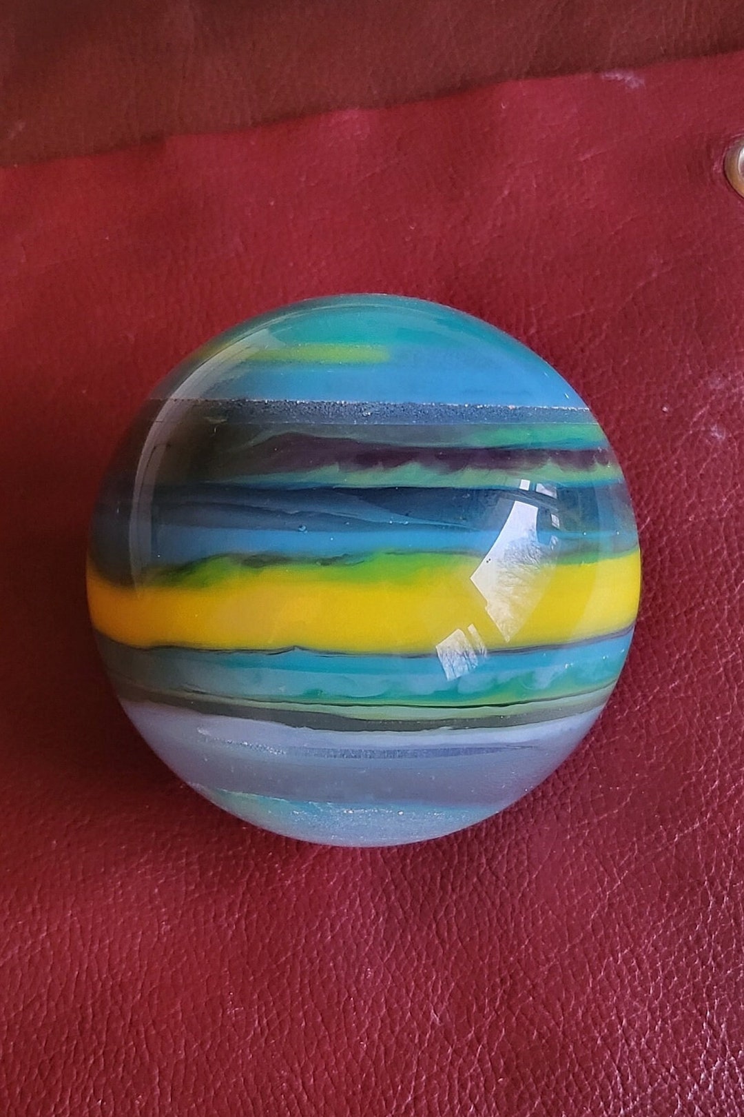 HUGE 𝙎𝙋𝙃𝙀𝙍𝙀, Surfite - 3.15" Highly Polished, Hand Made, Homemade - Etsy