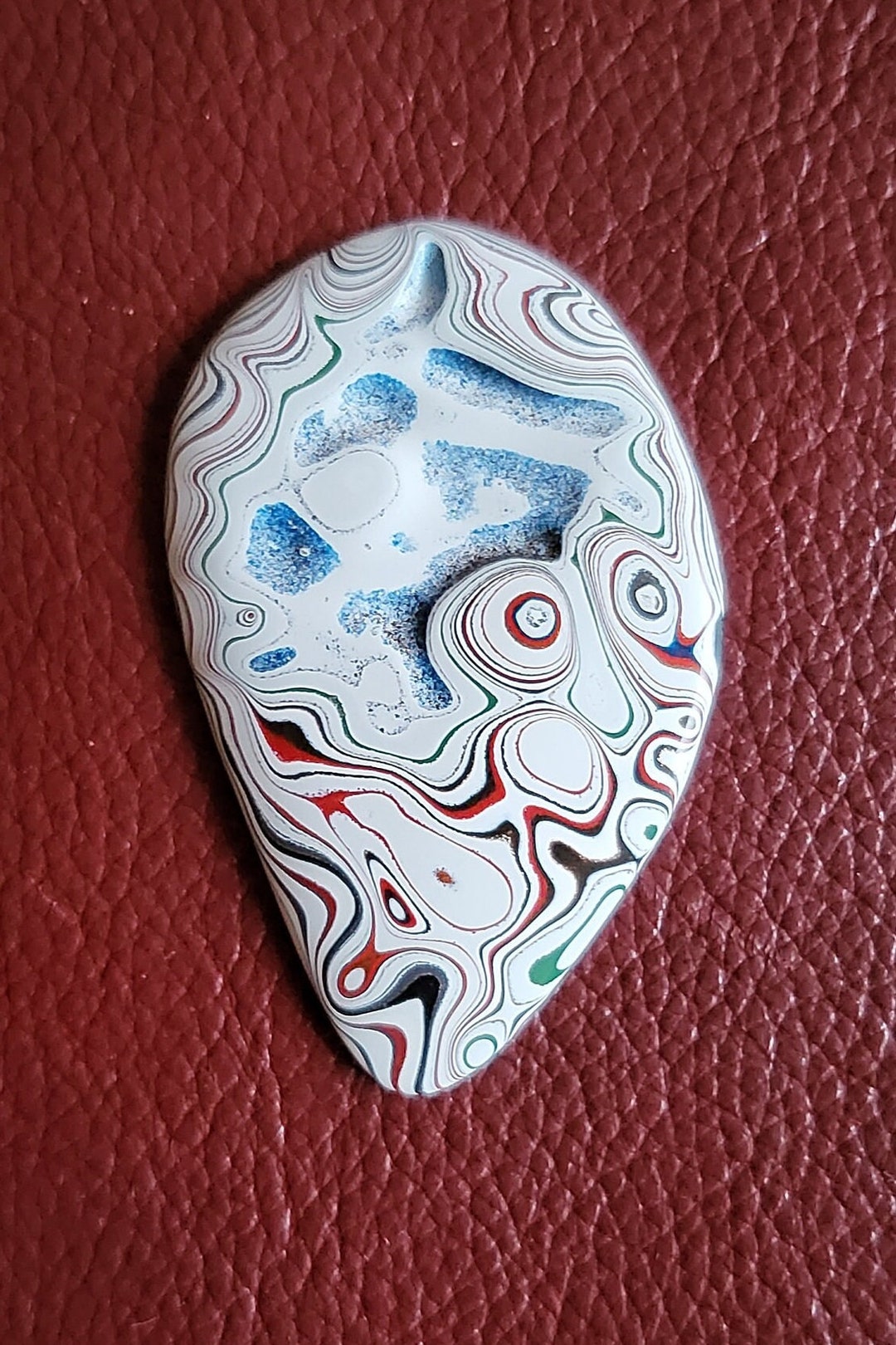 Fordite Cabochon, Kenworth Cab, for Making Jewelry, Men's Jewelry ...