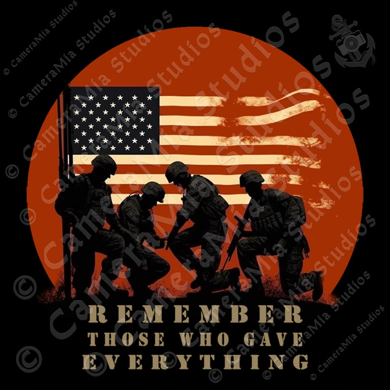 Memorial Day Collection Seamless Pattern 12x12 Printable - Etsy