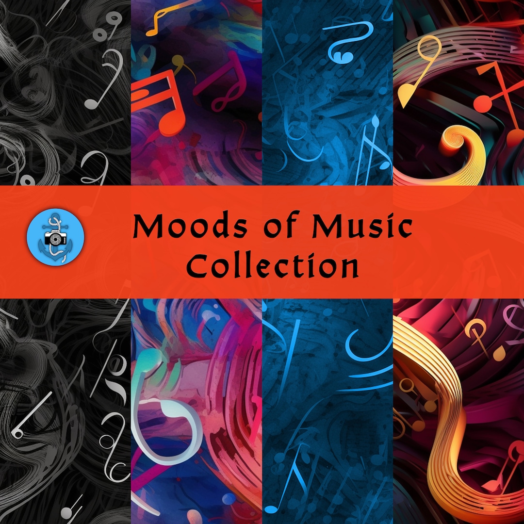 Moods of Music Collection - Seamless Pattern - 12x12 Printable Paper ...