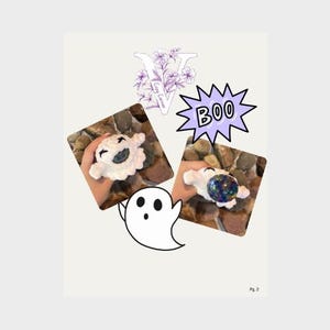 Crocheted Ghost Stress Ball PDF Pattern/ Halloween/ Toy/ Stress Relief ...