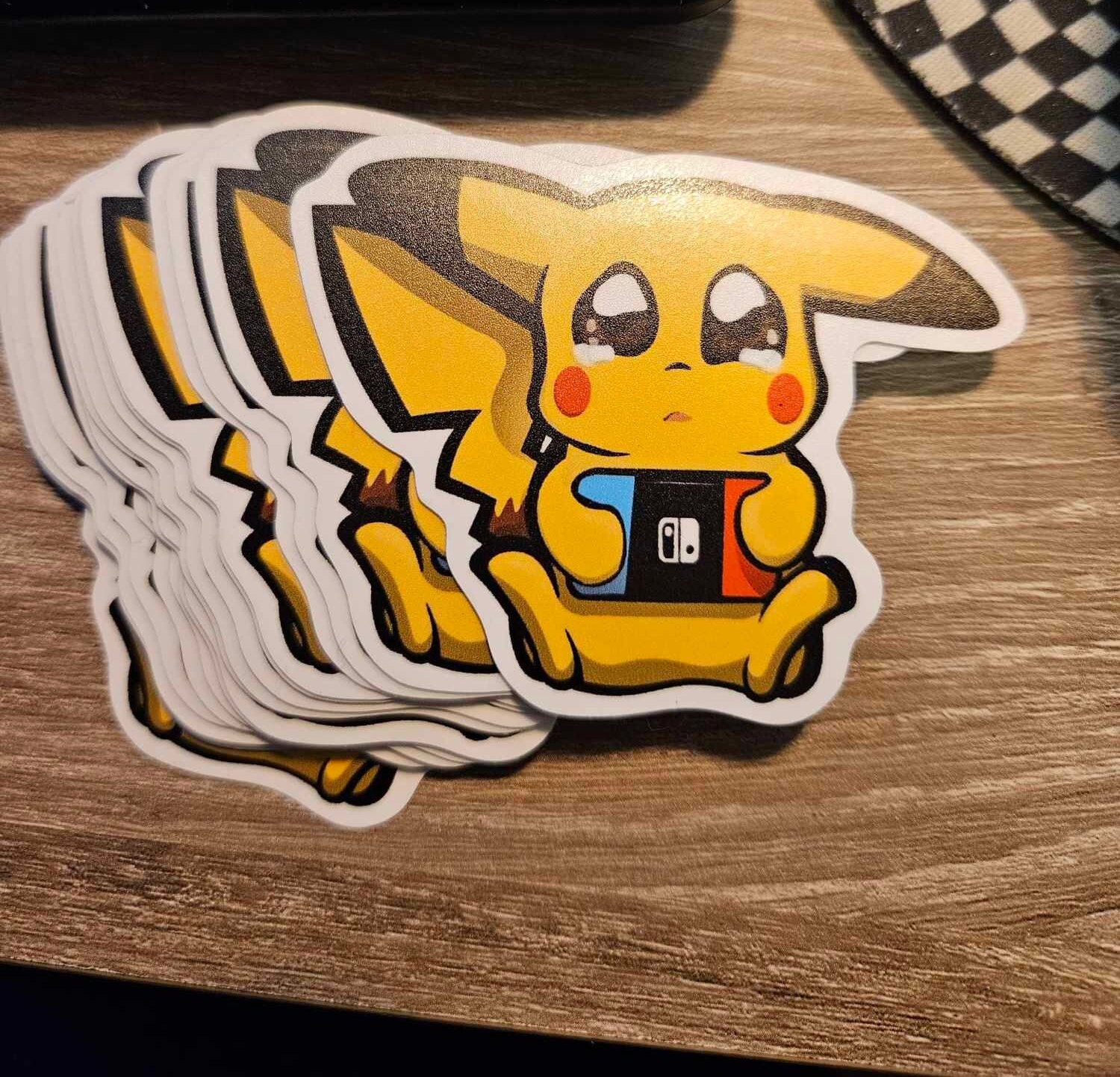 Pikachu Nintendo Switch Vinyl Sticker - Etsy