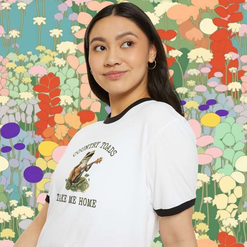 Retro Country Toad Shirt, country Toads Take Me Home Funny Frog Pun ...