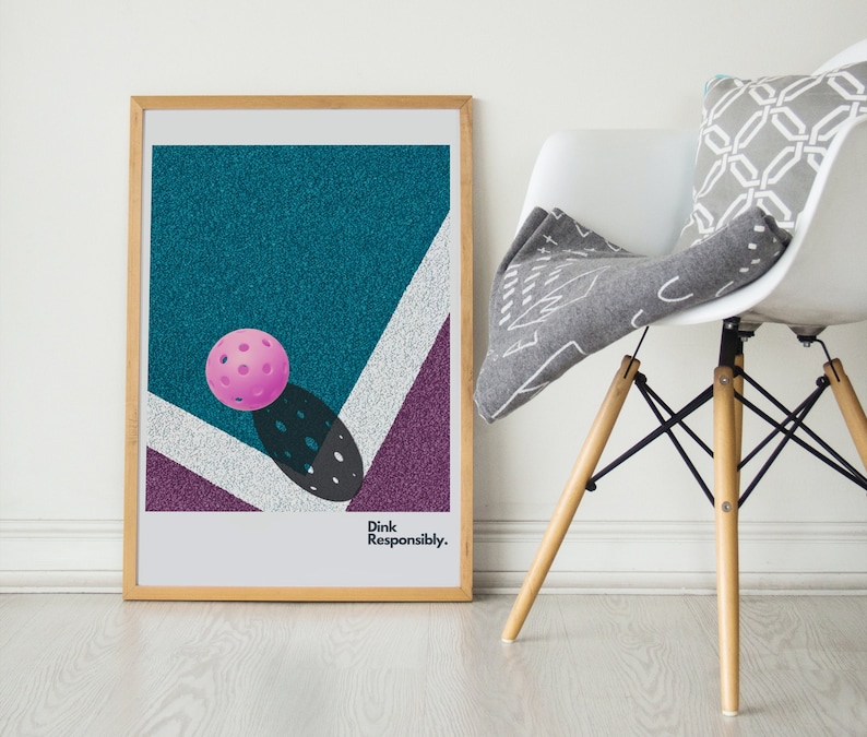Pickleball Poster Pickleball Art Print Pickleball Gifts - Etsy