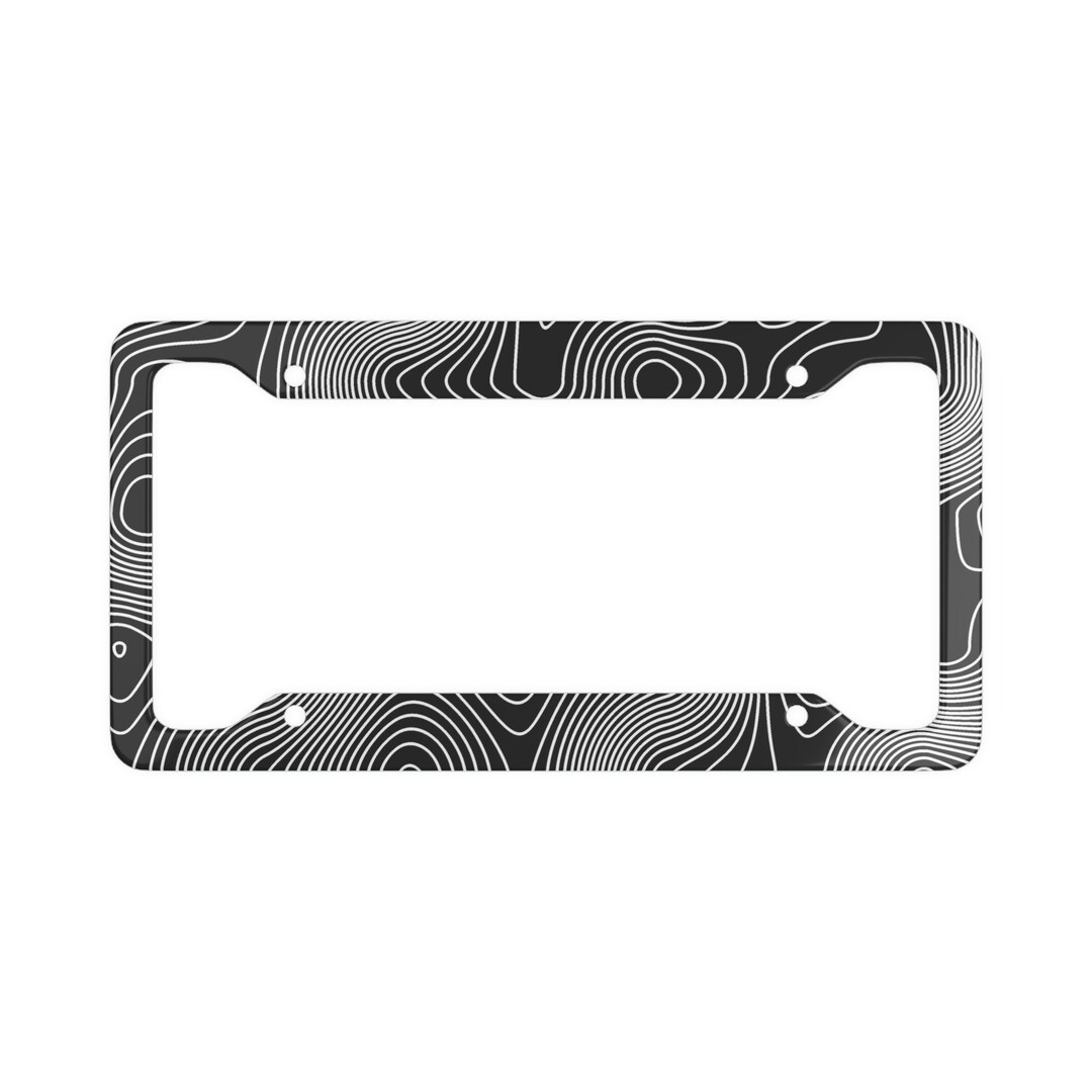 Topographical Map License Plate Frame, Topography, Adventure Car - Etsy