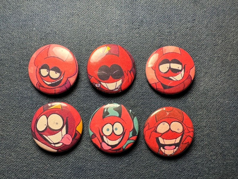 Bob Velseb Pins 6 Pack - Etsy