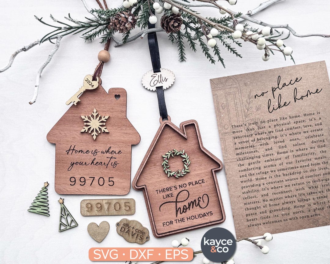 Story Card No Place Like Home Ornament Svg Car Charm Inspirational ...