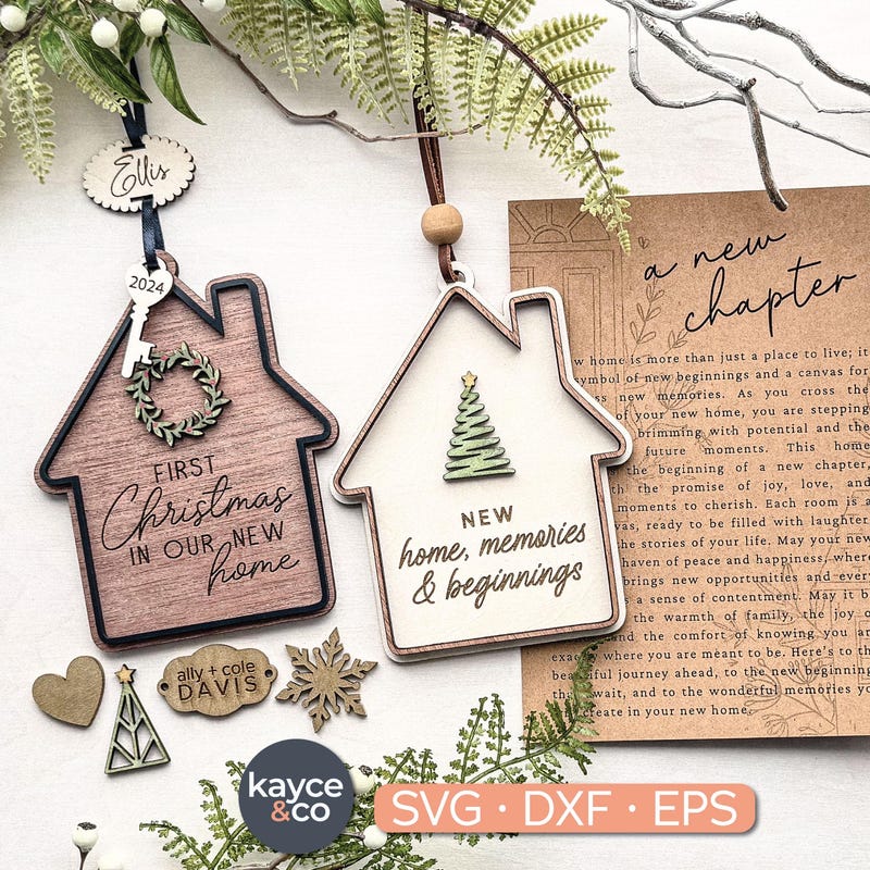 First Year New House Svg - Etsy