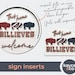 Buffalo Billieve Svg INSERT for Welcome Sign Interchangeable Door ...