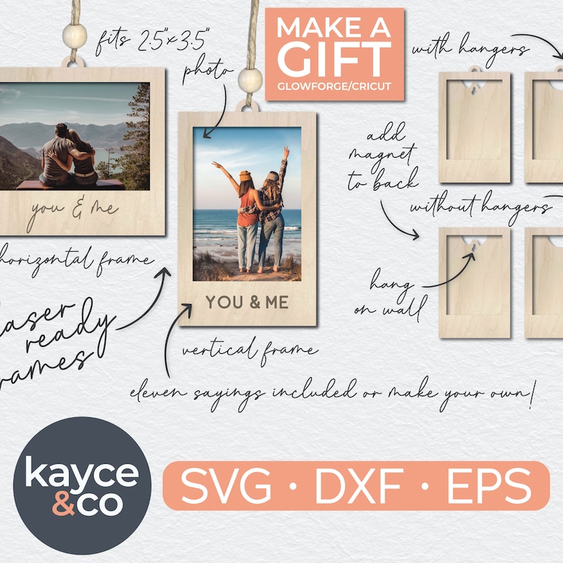 Engraved Photo Frame Svg - Etsy