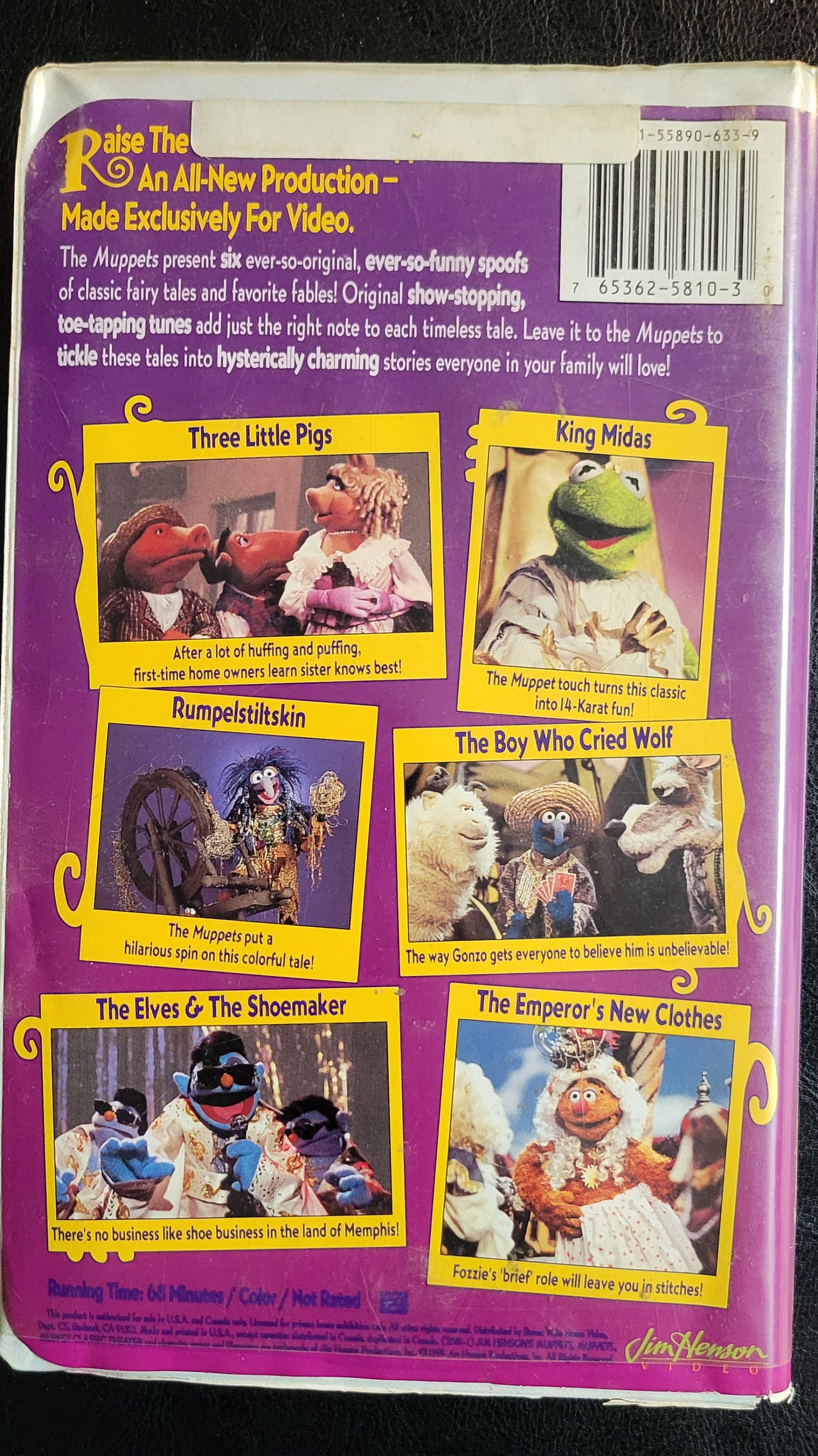 1994 VHS Muppet Classic Theater original Tape Tested & Working Great ...